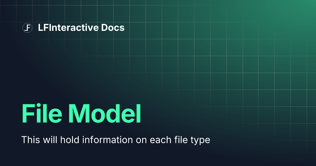 File Model | LFInteractive Docs