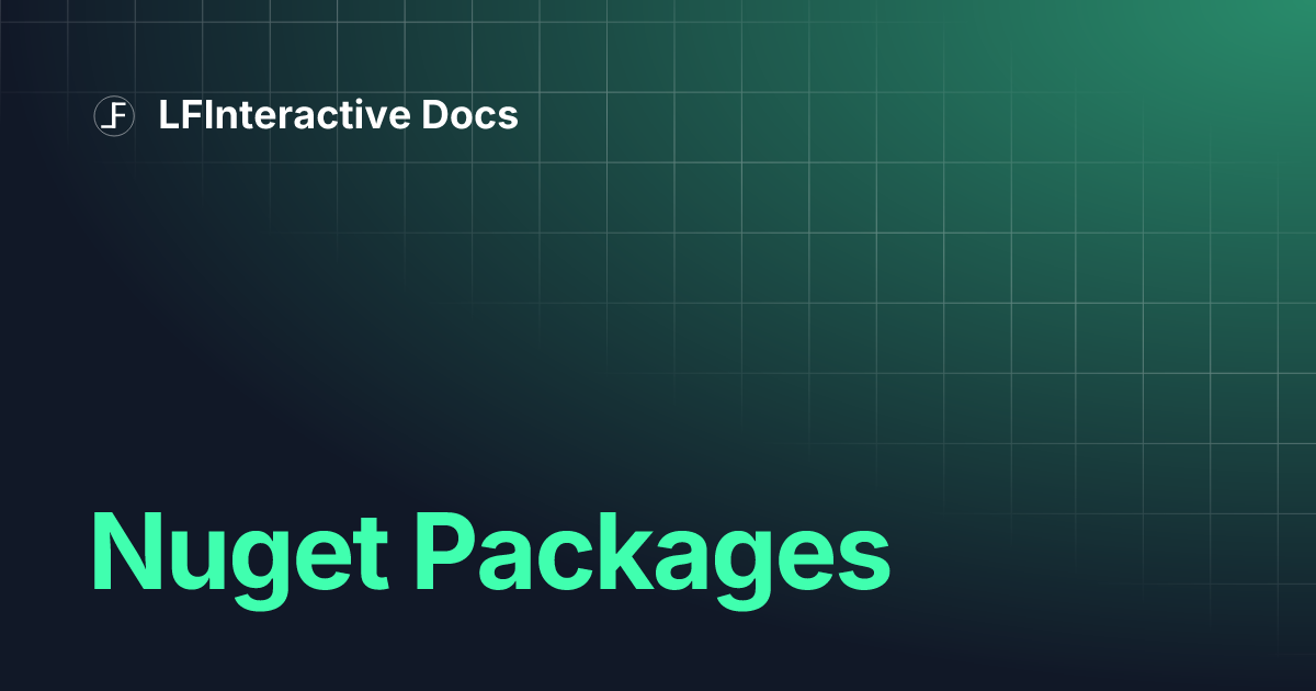 Nuget Packages | LFInteractive Docs